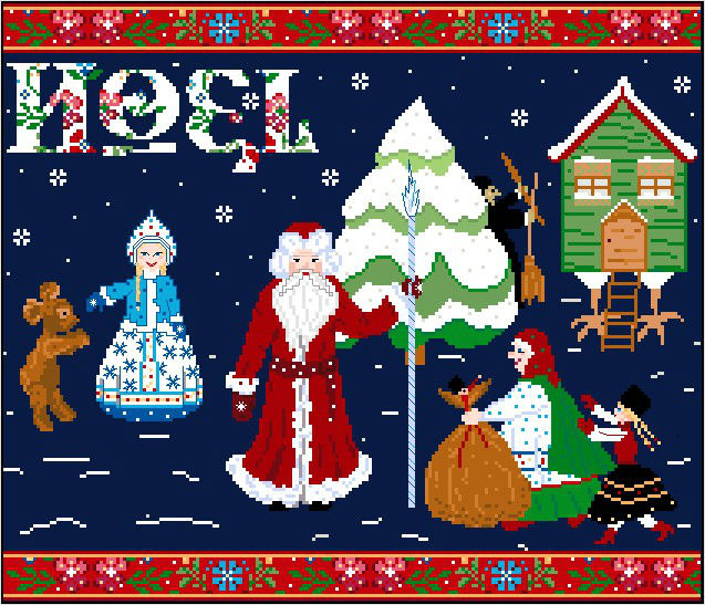 Noël russe - Boutique www.jolitambourcreation.fr